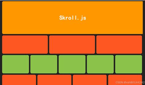 17jquery页面滚动动画特效插件skrolljs Csdn博客