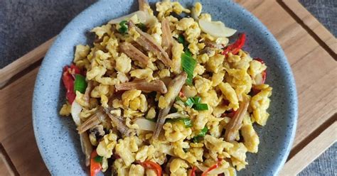 Resep Orak Arik Telur Teri Oleh AzizahPrantoro Cookpad