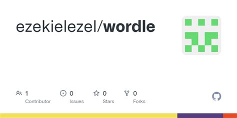 Github Ezekielezel Wordle