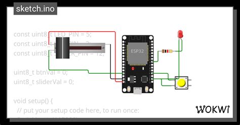 ESP32 LED1 Wokwi ESP32 STM32 Arduino Simulator