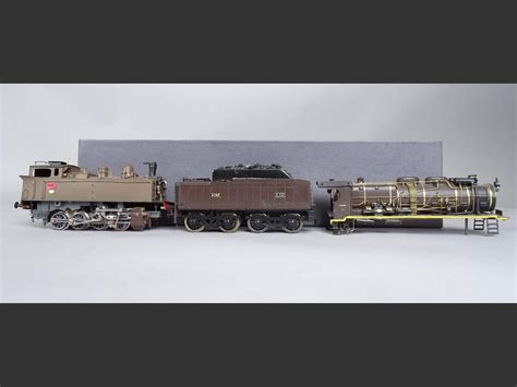 Sold Price Toy Train Various Scales Disassembled Locomotives