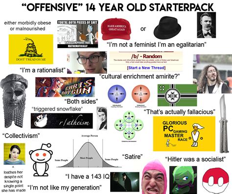 Offensive 14 Year Old Starterpack Rstarterpacks