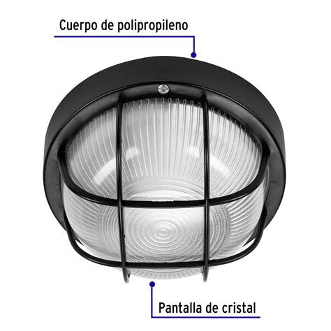 Arbotante Volteck Arb 005s Color Negro Coppel