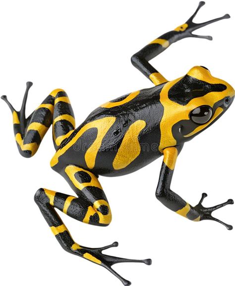 Poison Frog Cartoon Character With Vibrant Colors And Toxic Charm