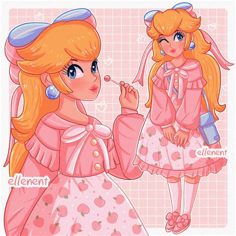 Cute Princess Peach By Ellenent On Deviantart
