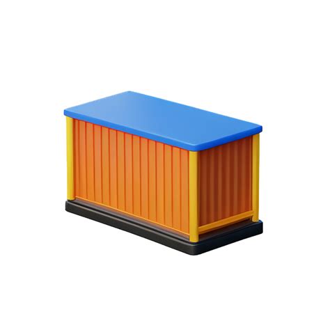 Container 3d Rendering Icon Illustration 29254266 Png