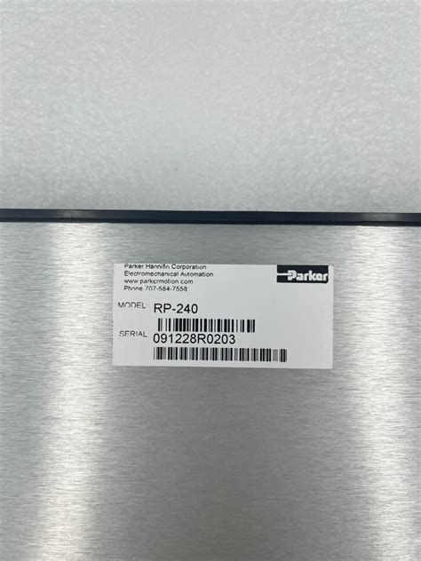 Parker Compumotor Rp240 Operator Interface Novus Ferro Pte Ltd