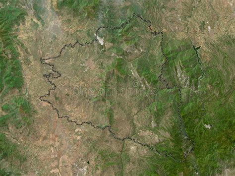 Prilep Macedonia High Res Satellite No Legend Stock Illustration
