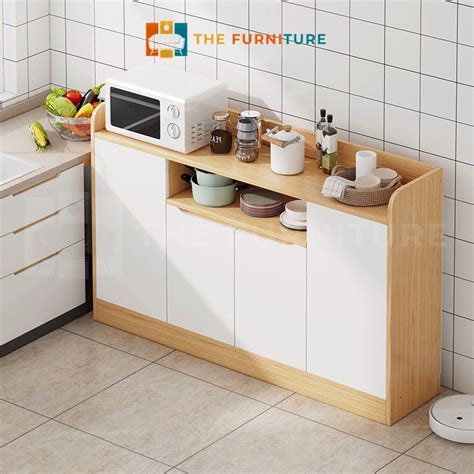 Jual Lemari Dapur Minimalis Kabinet Dapur Rak Serbaguna Lemari Piring Lemari Multifungsi