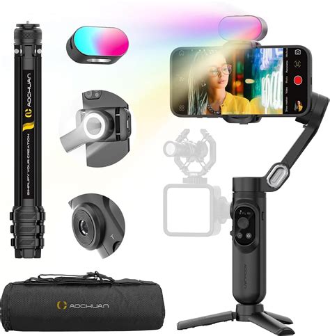Amazon AOCHUAN Smartphone Gimbal Stabilizer Smart Face Tracking