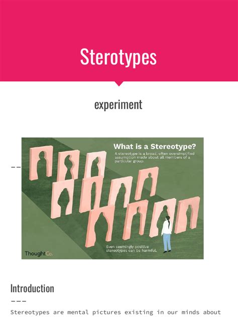 Sterotypes Pdf