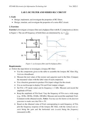 Lab Lab IT E Electronics For Information Technology Lab Ver Lab