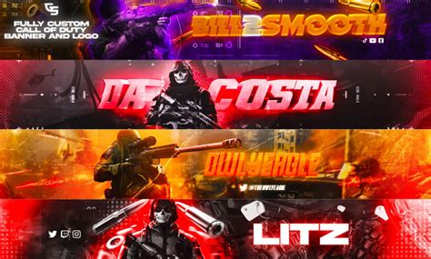 Design The Best 3d Call Of Duty Mw2 Banner And Logo For Youtube Twitter