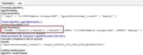 Algorithm Listing Multiple Fields To Be Dropped At Once In Qgis