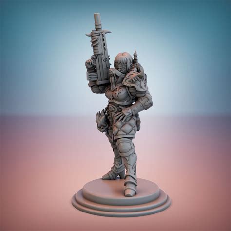 Adepts Of Asmodeus Miniature For Table War Games And Collecting