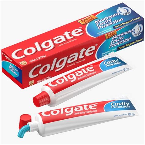 3d Toothpaste Models Turbosquid