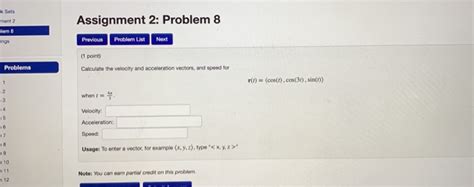 Solved Sets Ment 2 Blem Assignment 2 Problem 8 Previous