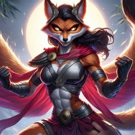 Anthro Female Wolf 5 By Furrdesigns On Deviantart