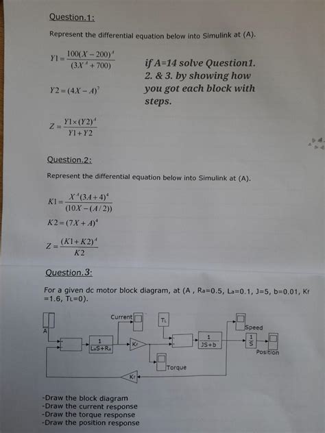 If A=14, ﻿solve question.1, 2.& 3.by showing how you | Chegg.com