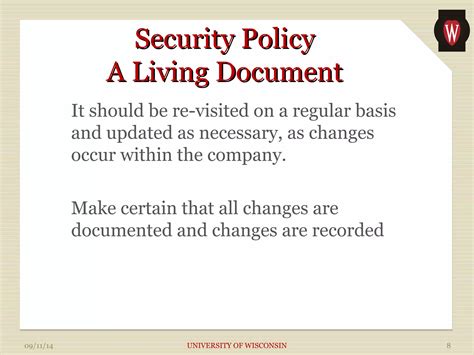 Information Systems 365 Lecture Four Security Policy Development Data Classification Methods