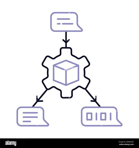 Vector Icon For Large Language Model Advanced Text Generation AI