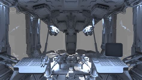 3d Spaceship Cockpit V5 Model Turbosquid 1760261