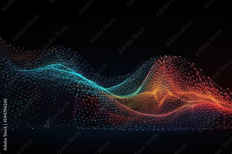 Big Data Concept Cyberspace Of Future Science And Innovation Of Technology Abstract Blue