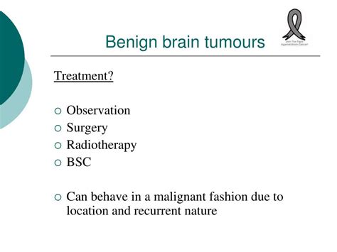 Ppt Brain Tumours What Should I Know Powerpoint Presentation Free