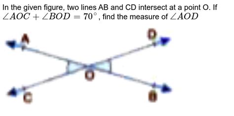 In Figure Lines Ab Cd And Ef Intersect At O Find The Measures O