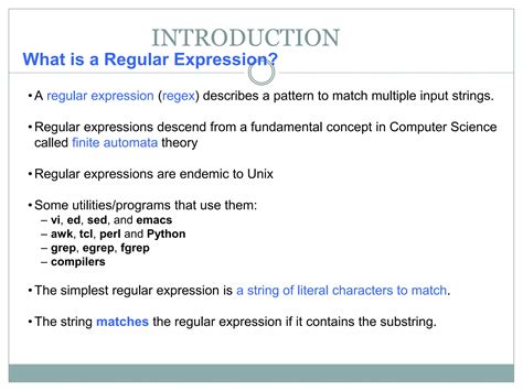 Finaal Application On Regular Expression Ppt
