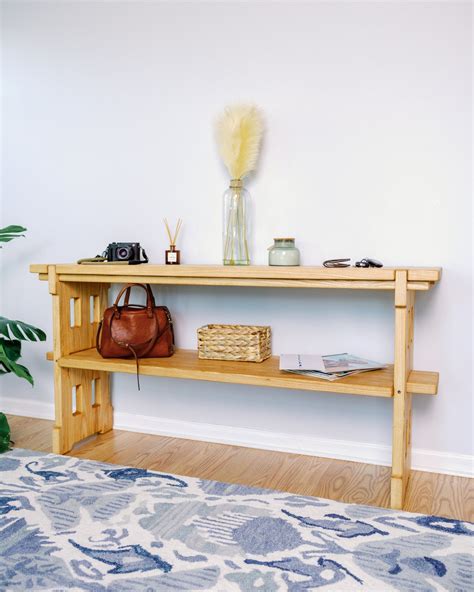 Wooden Entryway Table Console Table Rustic Entryway Table Hall Table