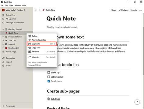 How To Copy A Table In Notion
