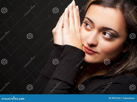Melancholy Stock Image Image Of Teenager Hand Individuality 9916123