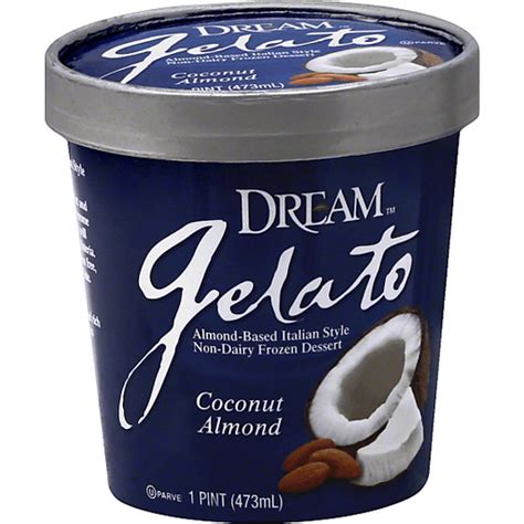 Dream Gelato Non Dairy Frozen Dessert Coconut Almond Frozen Foods Priceless Foods