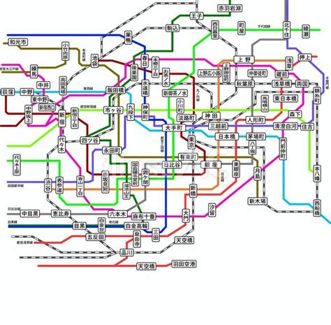 Free Vectors Simple Subway Map