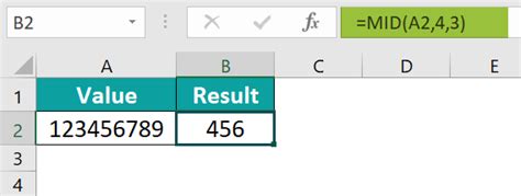 MID Excel Function Formula Examples How To Use