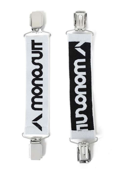 Monosuit Mini Suspenders White Garmentory