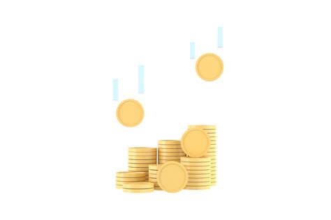 Coins Heap Pile Of Falling Gold Coins Concept Business Finace
