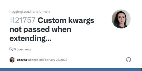 Custom Kwargs Not Passed When Extending Pretrainedconfig Class · Issue