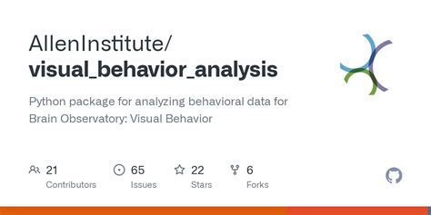 Github Alleninstitutevisualbehavioranalysis Python Package For