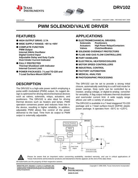 pdf pwm solenoid valve driver rev b texas instruments dokumen tips