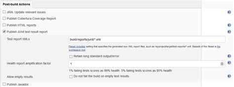 java missing test analyzer reports on jenkins stack overflow