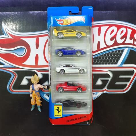 Jual Hot Wheels Ferrari 5 Pack Shopee Indonesia