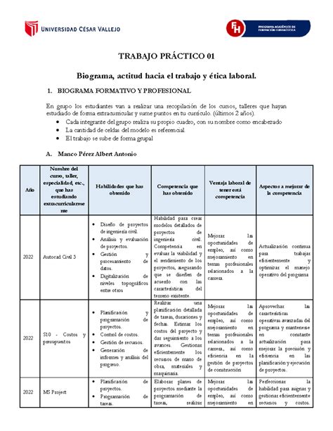 Trabajo Practico Manco Pérez Albert Antonio TRABAJO PRÁCTICO 01