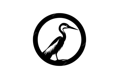Premium Vector Anhinga Flat Icon