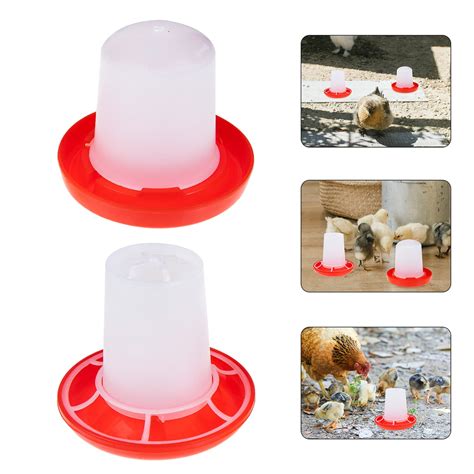 Chick Feeder And Waterer Kit Automatic Chicken Feeder Plastic Poultry