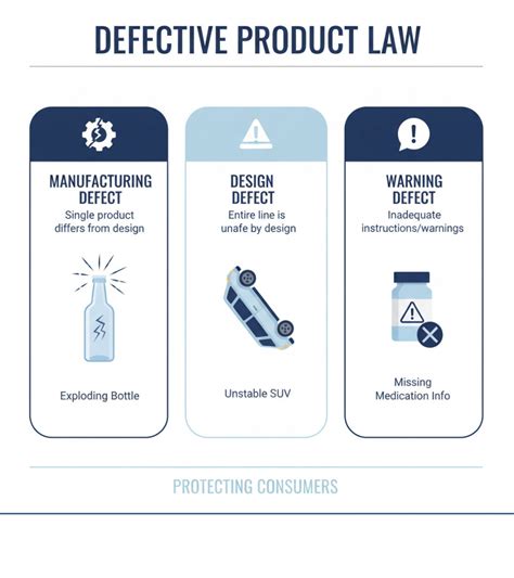 Defective Product Law 3 Critical Defects Explained