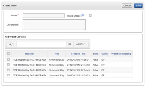 Managing Oracle Key Vault Virtual Wallets And Security Objects