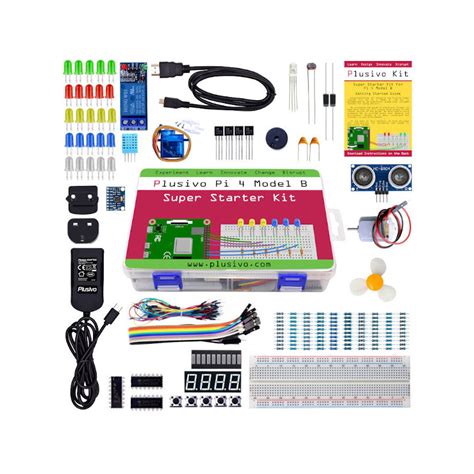 Plusivo Pi Super Starter Kit Without Raspberry Pi And Without Noobs Eu And Uk
