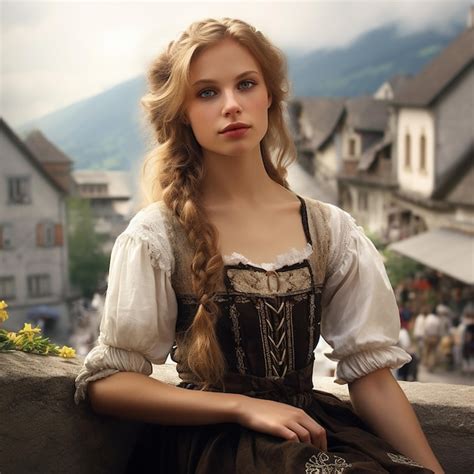 Pictures Of Beautiful Europe Girls Premium Ai Generated Image